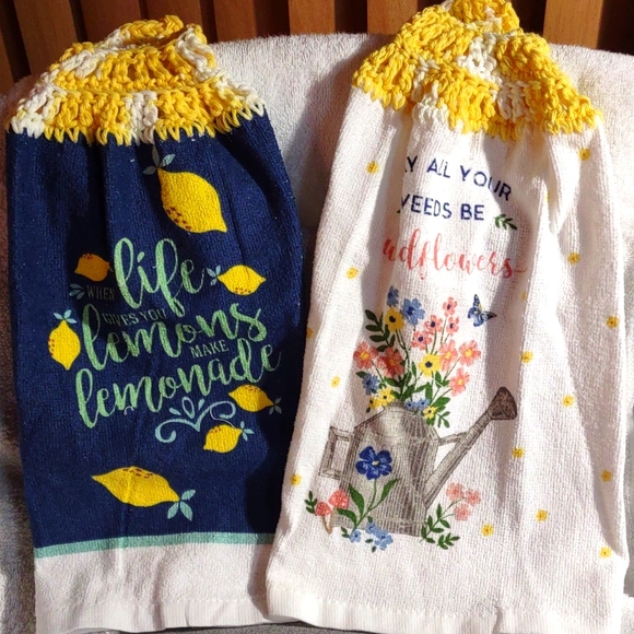 Granny Made it | Kitchen | 2 Custom Dish Towels Homemade By Granny ...